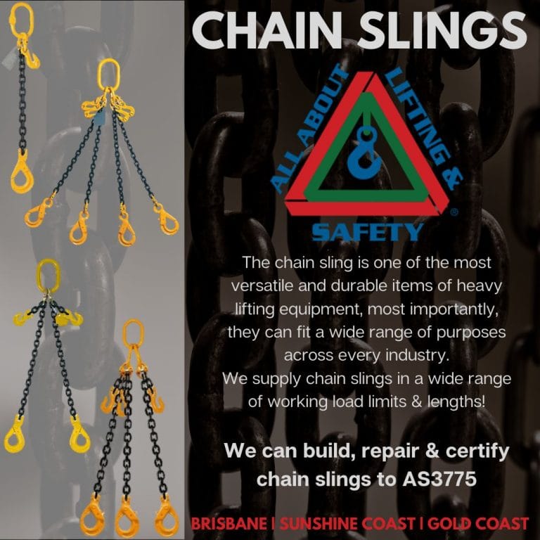 All About Lifting | Chain Slings | Versatile & Durable Lifting Equipment