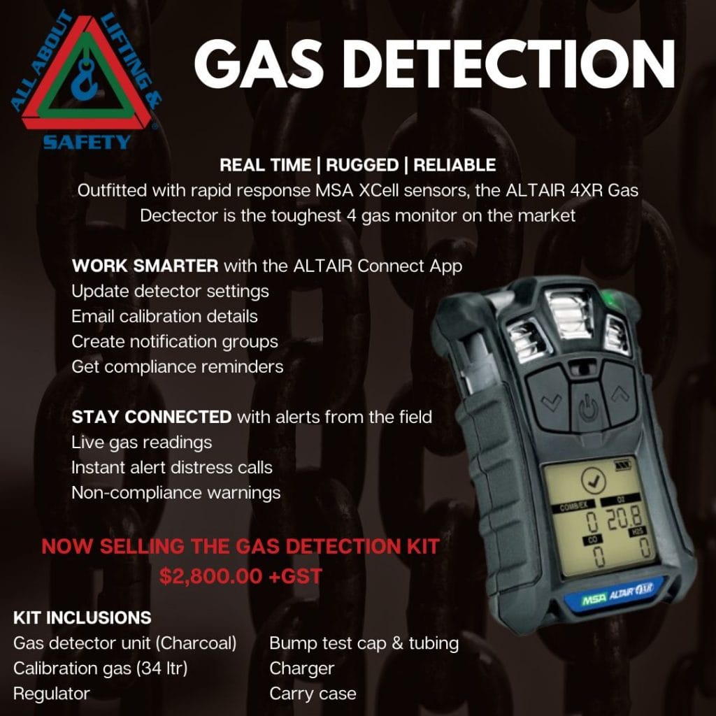All About Lifting | Gas Detection | Work Smarter With The ALTAIR 4XR